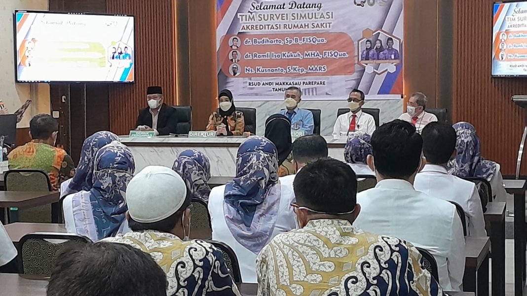 Menuju Akreditasi Paripurna, Tim Survei Simulasi KARS Kemenkes RI Kunjungi RSUD Andi Makkasau ...